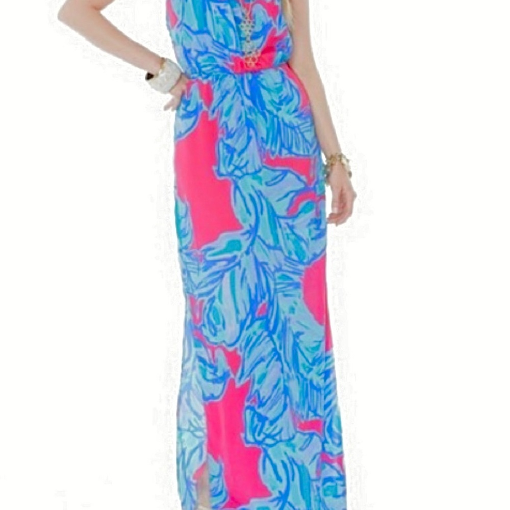 Lilly Pulitzer Maxi Dress | Emmett Chic Pink Sway S - Gem